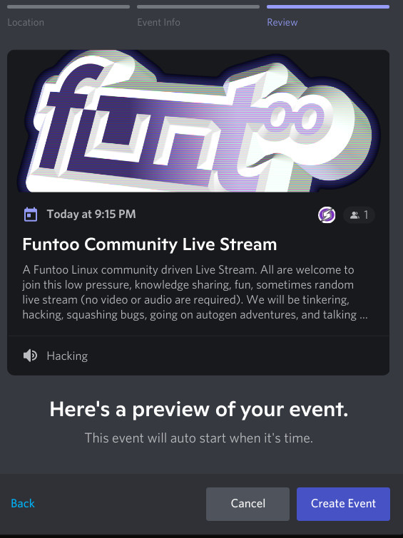 User:Siris/Funtoo Community Live Streams - Funtoo