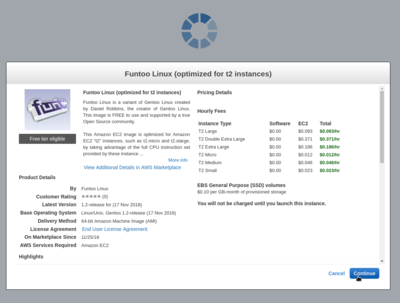 Funtoo Linux on AWS (Amazon Web Services) - Funtoo
